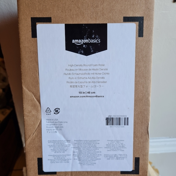 Amazon | Other | Brand New Amazon Basics High Density Round Foam Roller ...